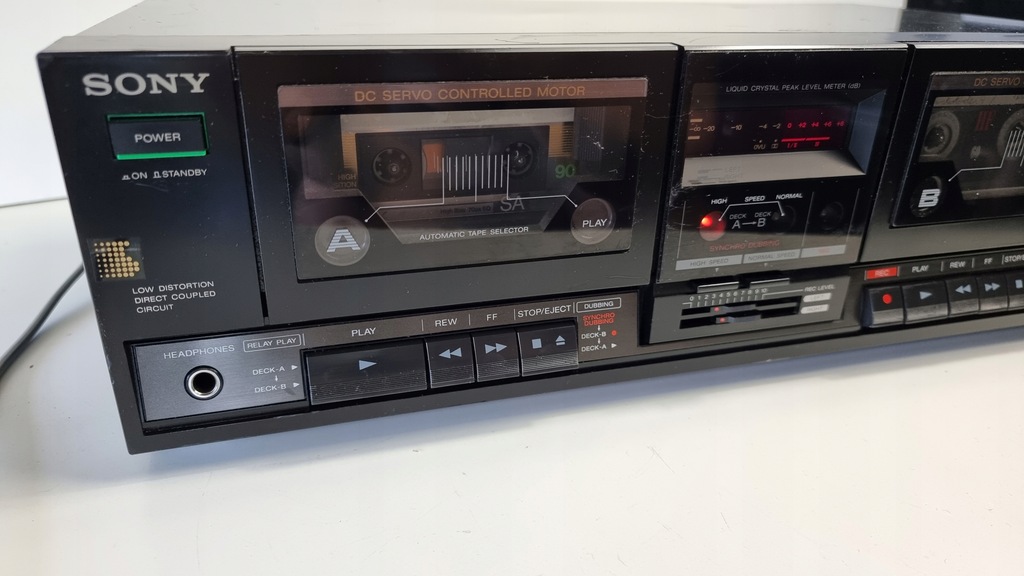 SONY magnetofon tape deck TC W230 TC-W230 - 12750481364 - oficjalne ...