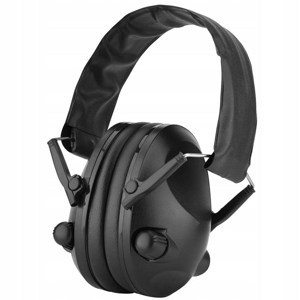 SKŁADANE Słuchawki AKTYWNE OCHRONNE STRZELECKIE - 13045018512 - oficjalne archiwum Allegro