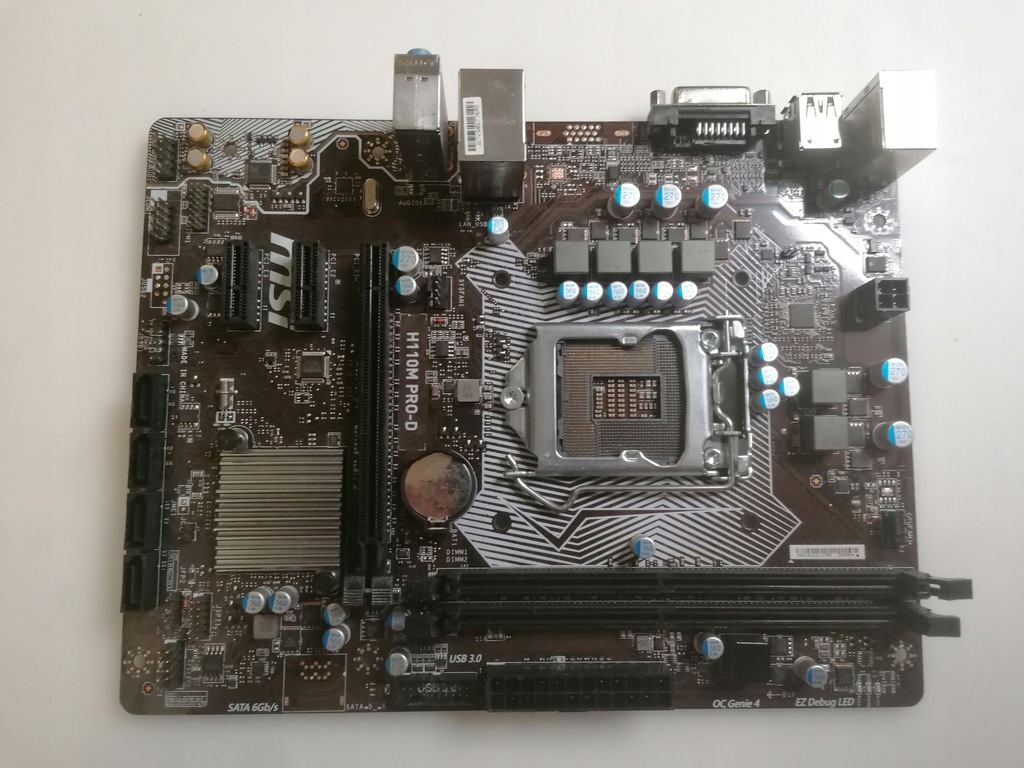 Płyta główna MSI H110M PRO-D Micro ATX uszkodzona - 15101014443 - oficjalne archiwum Allegro