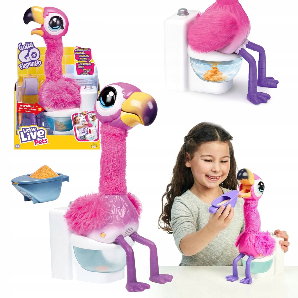 Cobi Little Live Pets FLAMING ZABAWKA INTERAKTYWNA ŚPIEWAJĄCY FLAMING ...