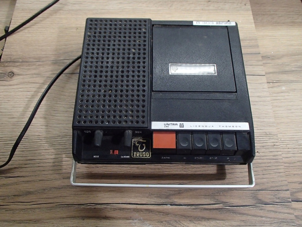 Magnetofon kasetowy Unitra ZRK B303 - 15122499962 - oficjalne archiwum ...