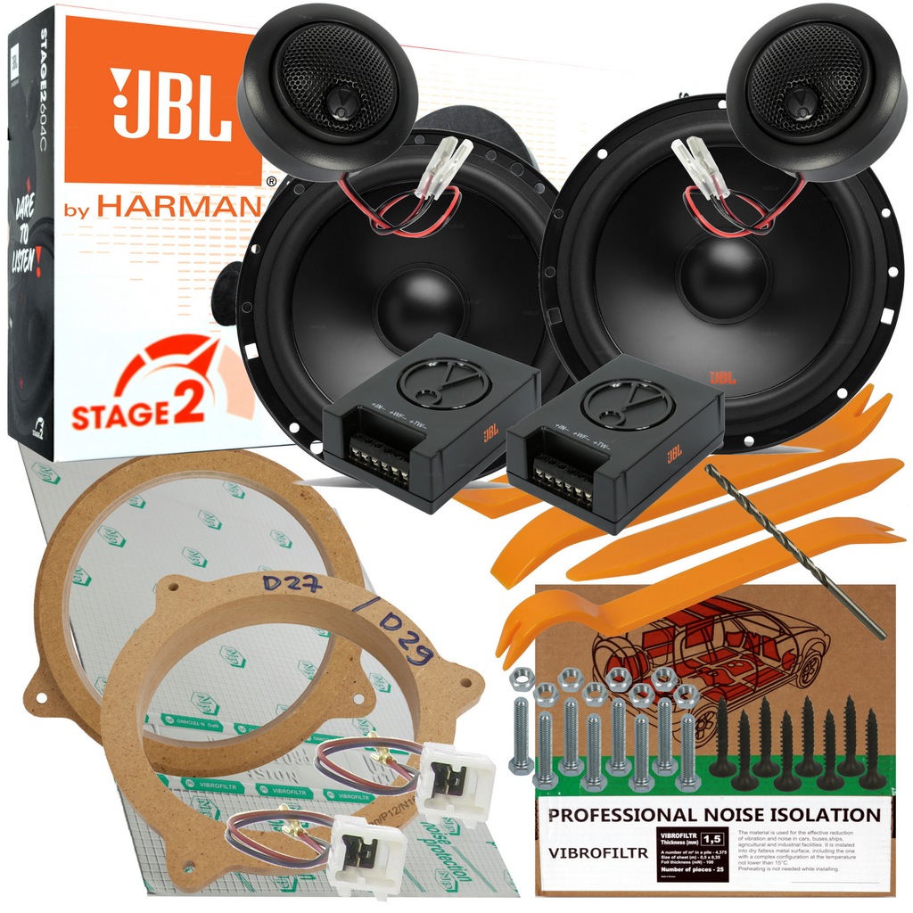 GŁOŚNIK JBL STAGE2 604C NISSAN ALMERA N16 JUKE F15 - 10046333675 - oficjalne archiwum Allegro