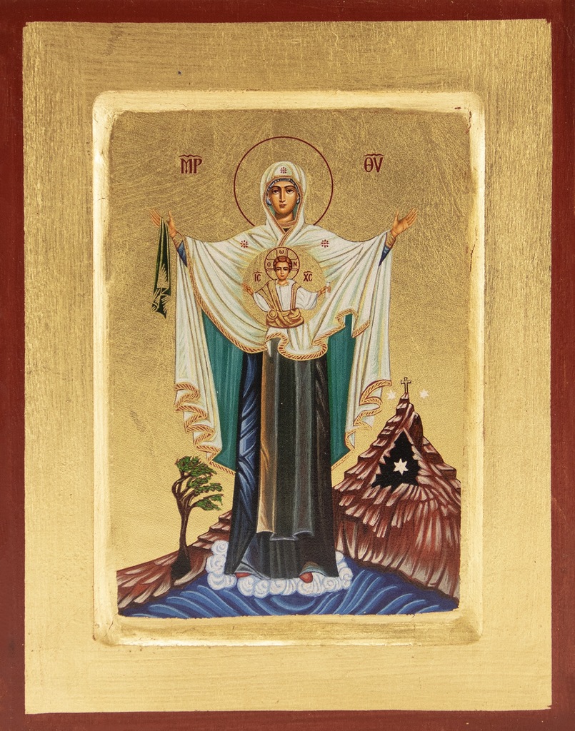 Ikona Matka Boża Szkaplerzna mała - 12467259707 - oficjalne archiwum ...