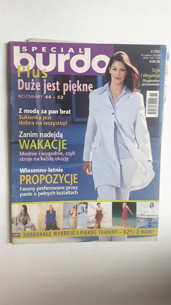 BURDA SPECIAL PLUS DUZE JEST PIEKNE 1/2001 - 12561048549 - oficjalne archiwum Allegro