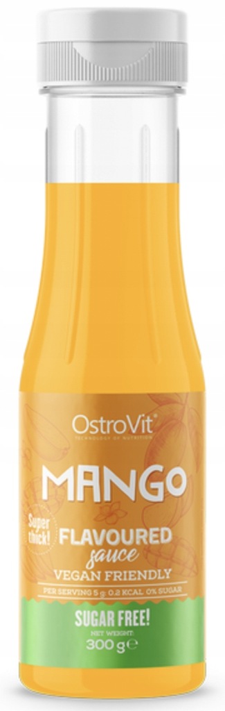 OSTROVIT SAUCE ZERO 300G SOS MANGO 0 KCAL - 12966036334 - oficjalne archiwum Allegro