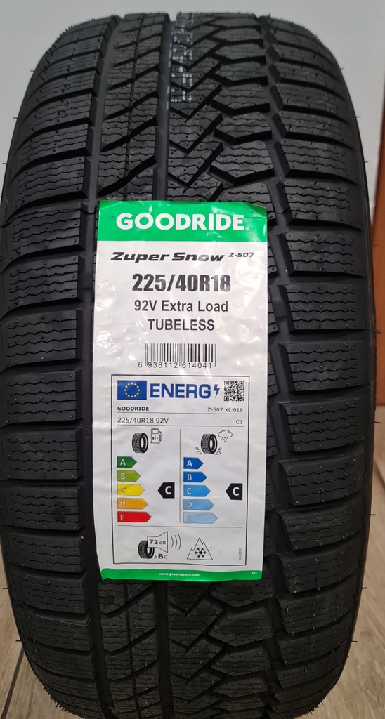 4x225/40/18 92V XL Goodride Zuper Snow Z507 NOWOŚĆ - 12878420828 - oficjalne archiwum Allegro