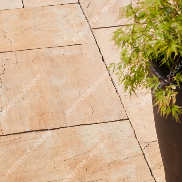 BRUK-BET płyta tarasowa KAMIEŃ CIOSANY betonowa - 10659284135 - oficjalne archiwum Allegro