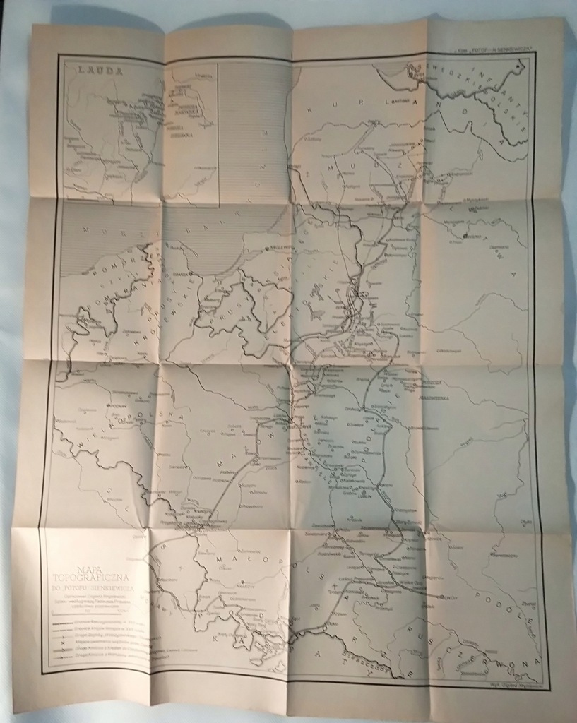 Mapa historyczna do POTOPU Sienkiewicza - 15065040816 - oficjalne ...