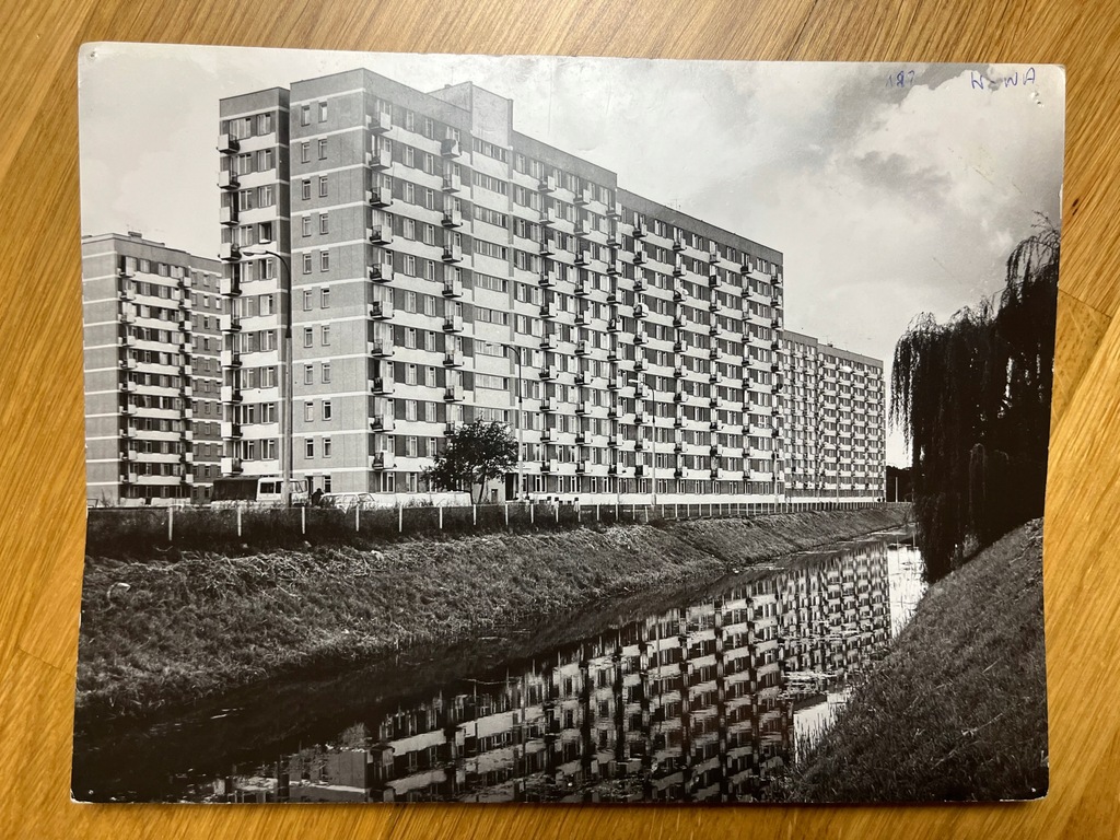 Stare zdjecia Warszawa bloki PRL - 13160334343 - oficjalne archiwum Allegro