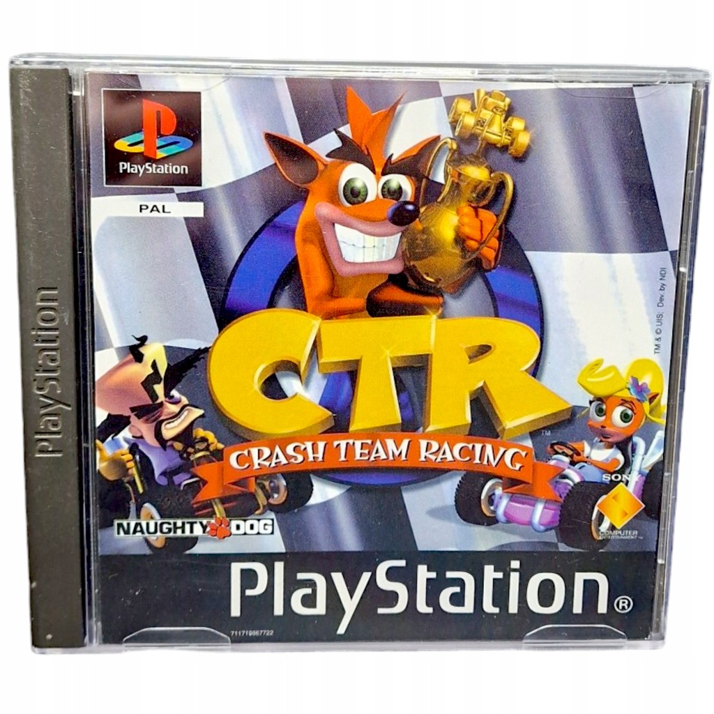 Gra CTR CRASH TEAM RACING PSX Sony PlayStation (PS1 PS2 PS3) #3 ...
