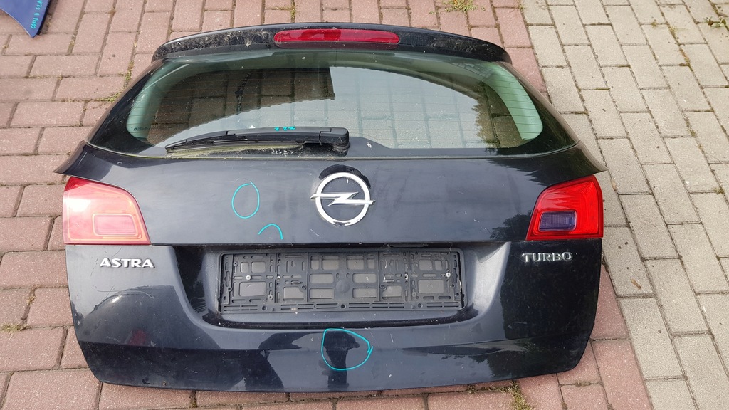 KLAPA TYLNA TYŁ OPEL ASTRA J KOMBI Z22C - 14488509641 - oficjalne ...