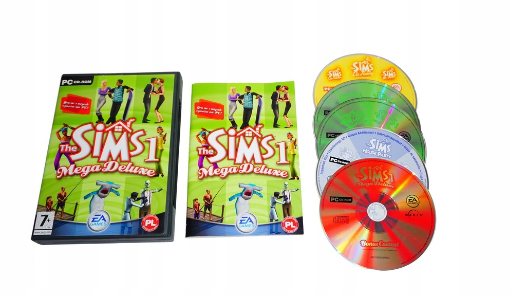 THE SIMS 1 MEGA DELUXE PREMIEROWE BOX PL PC - 14097932928 - oficjalne ...