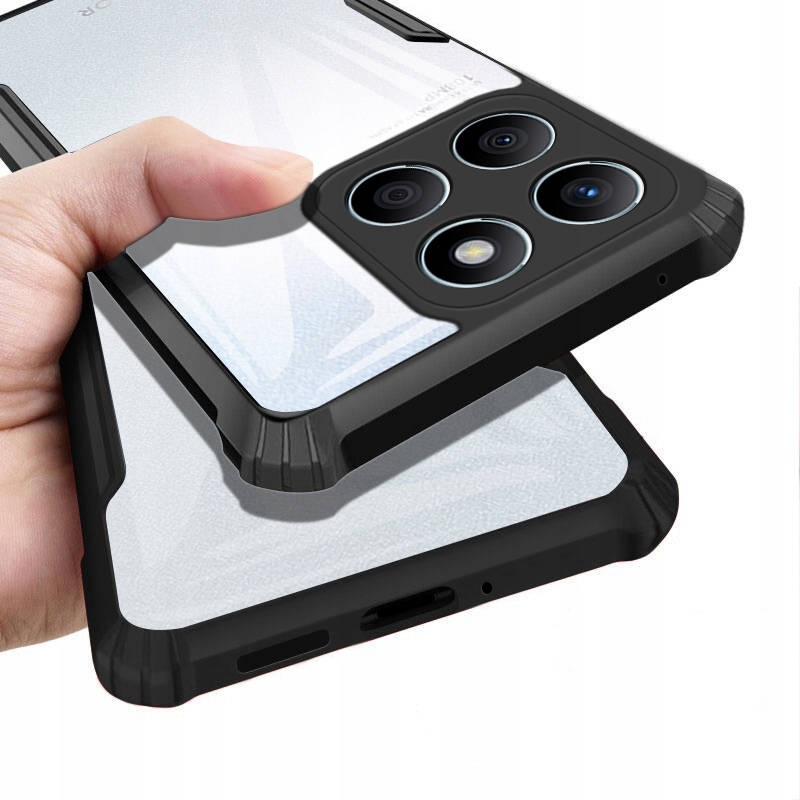 For Honor X8b 4G Strong Shockproof Cushion Lens Protect Clear Hard Case ...