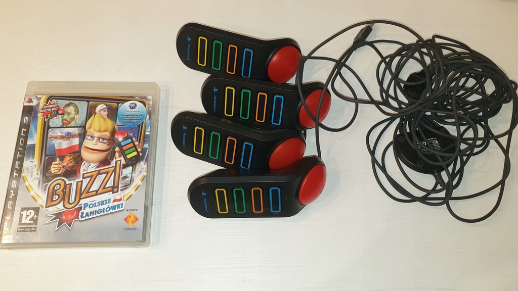 BUZZ POLSKIE ŁAMIGŁÓWKI PS3 BEZ RYS + BUZZERY - 11581422490 - oficjalne ...