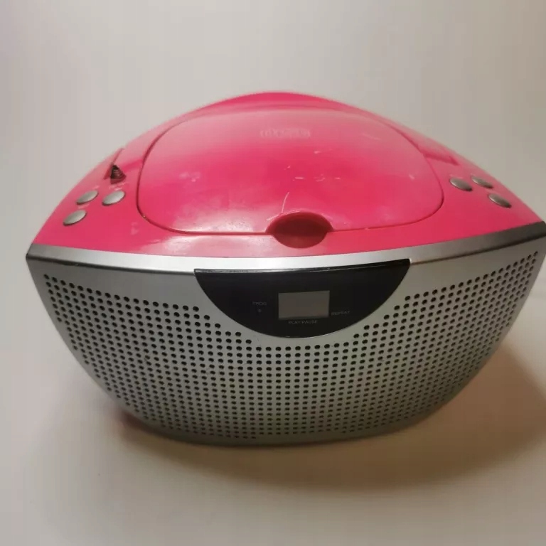 RADIO COMPACT DISC DIGITAL AUDIO RÓŻOWE - 12554934848 - oficjalne ...