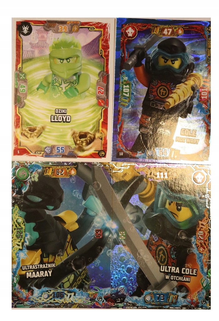 Karty LEGO Ninjago Seria 7 zestaw 650 sztuk - 12495163827 - oficjalne ...
