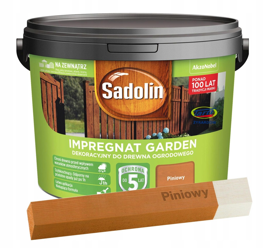 Sadolin GARDEN Impregnat do drewna PINIOWY 9L - 11101757307 - oficjalne ...