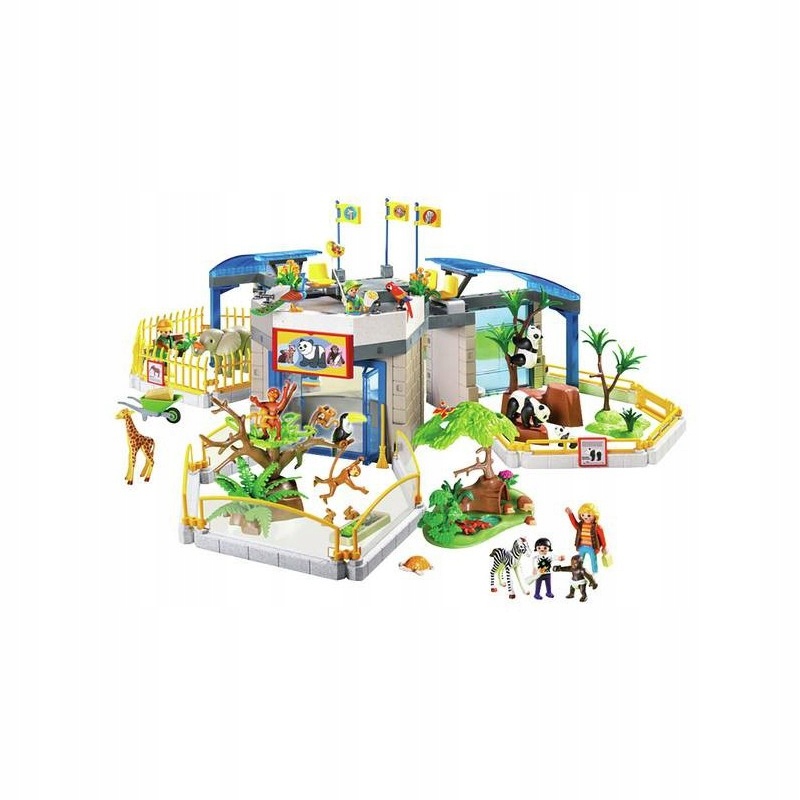PLAYMOBIL 4093 Ogromne Zoo słoń żyrafa pandy - 9123682642 - oficjalne ...