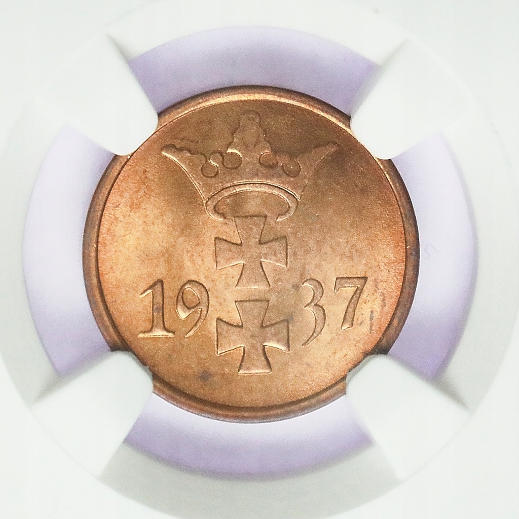 HP 1 fenig 1937 WMG - NGC MS64 RD - 15016200821 - oficjalne archiwum ...