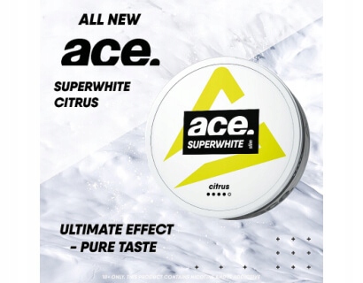 ACE Superwhite Citrus snus beztytoniowy - 11834952931 - oficjalne ...