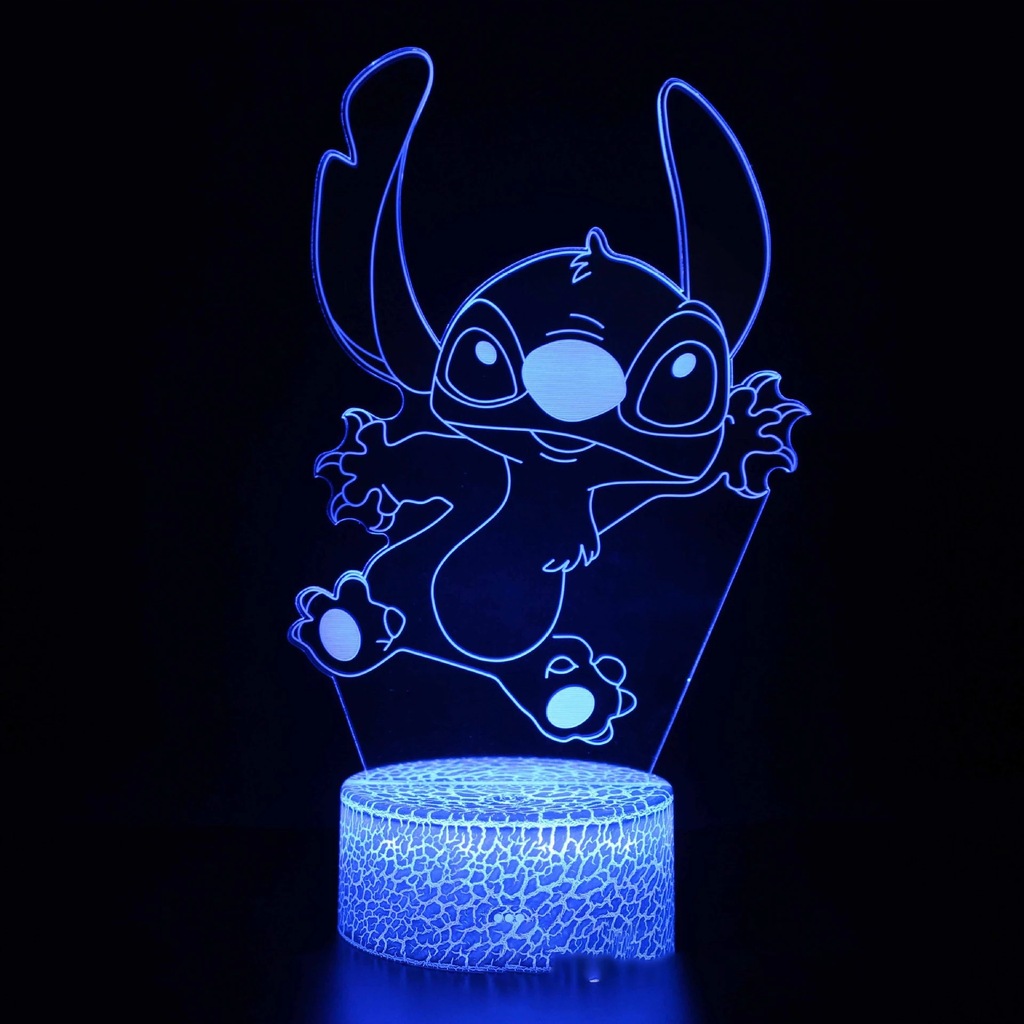 Hot toys Disney Lilo Stitch Led Light Figures toys Star Baby Usb ...