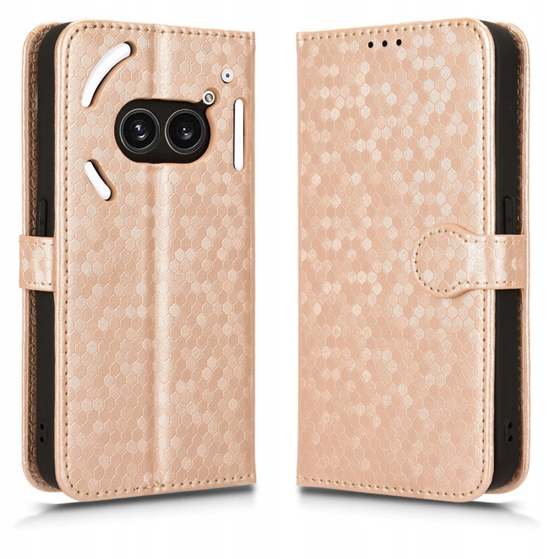 For Nothing Phone (2a) Luxury Shiny Wave Point PU Leather Wallet Flip ...