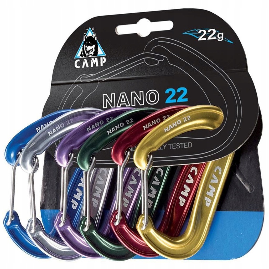 KARABIŃCZYKI WSPINACZKOWE CAMP NANO ZESTAW 6SZT. - 13015538854 - oficjalne archiwum Allegro