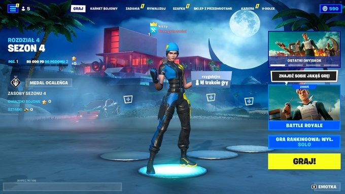 KONTO FORTNITE 2 SEZON WILDCAT BLACK KNIGHT PSYCHO - 14233912464 - oficjalne archiwum Allegro