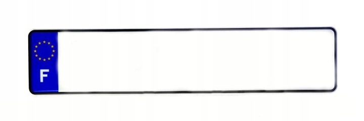 Tablica jak francuska tablica rejestracyjna - 8232984106 - oficjalne archiwum Allegro