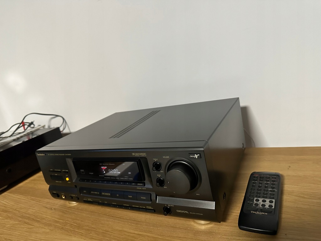 TECHNICS SA-GX690 AMPLITUNER NAJWYŻSZY MODEL + ORYGINALNY PILOT TOP STAN ! - 14828624486 ...