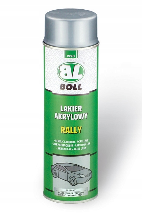 Bl Lakier do Plastiku w sprayu SREBRNY 0,5L - 10795922966 - oficjalne archiwum Allegro