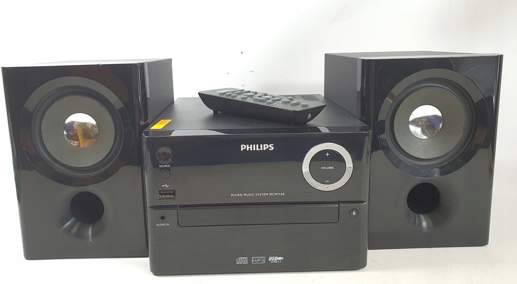 Wieża stereo Philips MCM1150/12 - 14835583390 - oficjalne archiwum Allegro