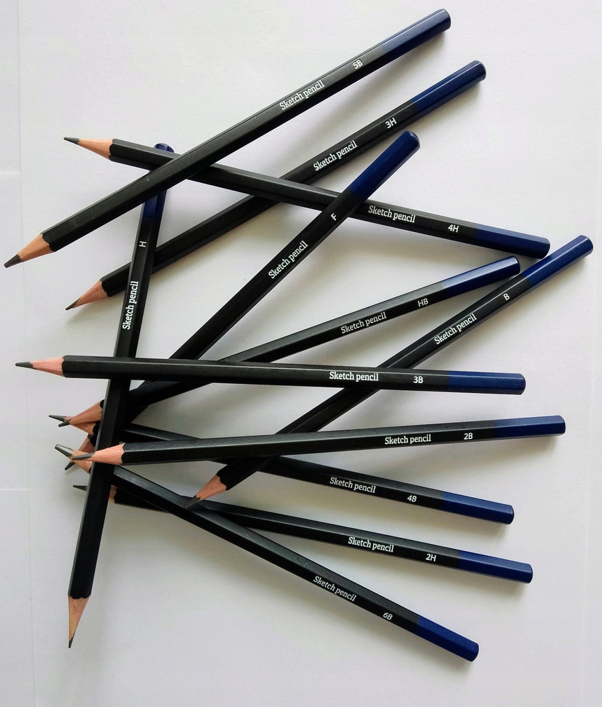 ZESTAW DO RYSOWANIA SZKICOWANIA OŁÓWKI SZKICOWNIK - 12420009336 ...