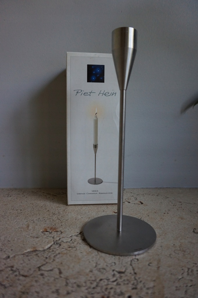 PIET HEIN ŚWIECZNIK VENUS 21cm. DANISH DESIGN nie GEORG JENSEN ...