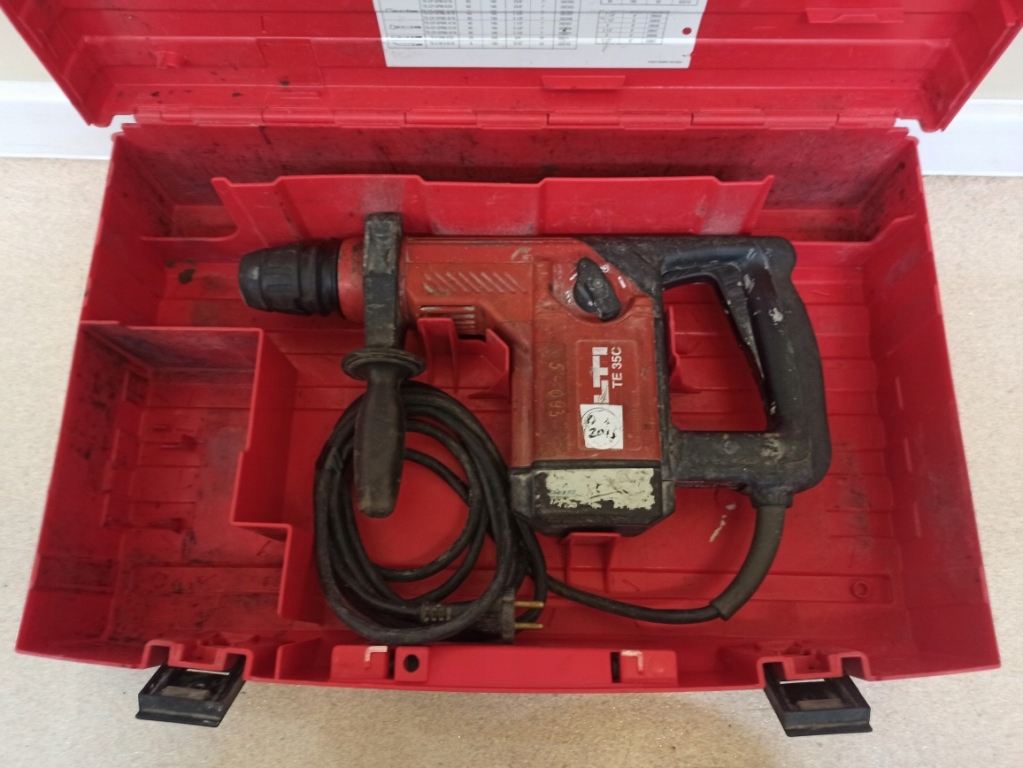 Młotowiertarka Młot Hilti TE35 C + wiertło TE-35-C - 12714289153 - oficjalne archiwum Allegro