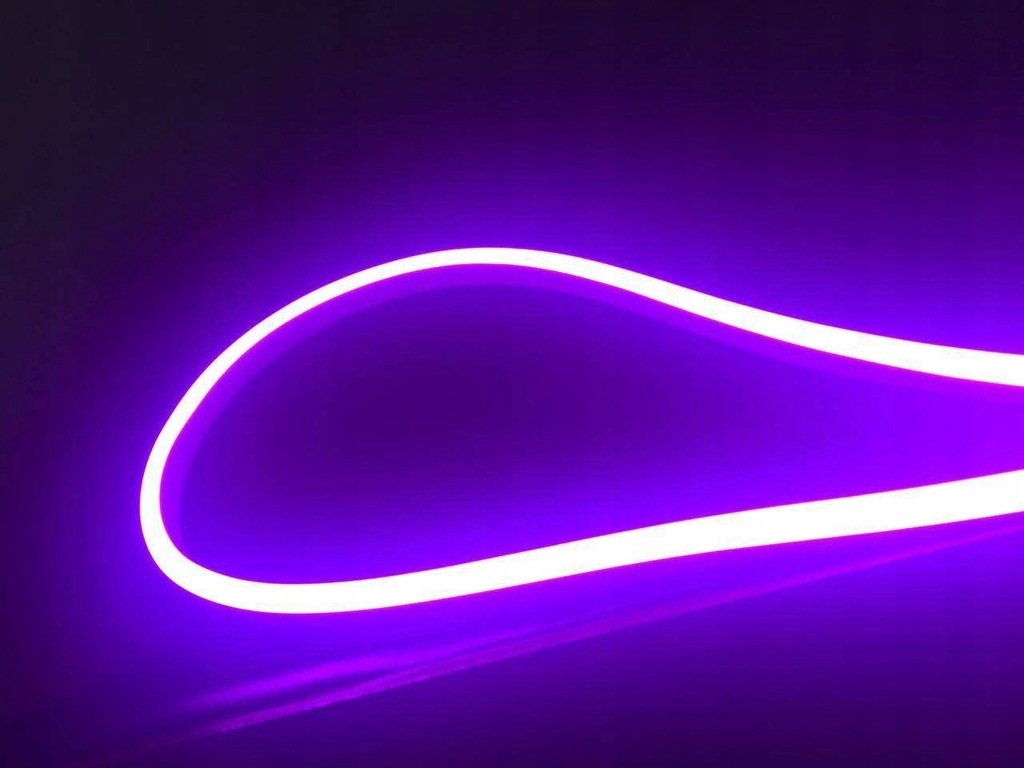 NEON FLEX wąż neonowy LED 230V FIOLETOWY FIOLET - 9422174644 ...