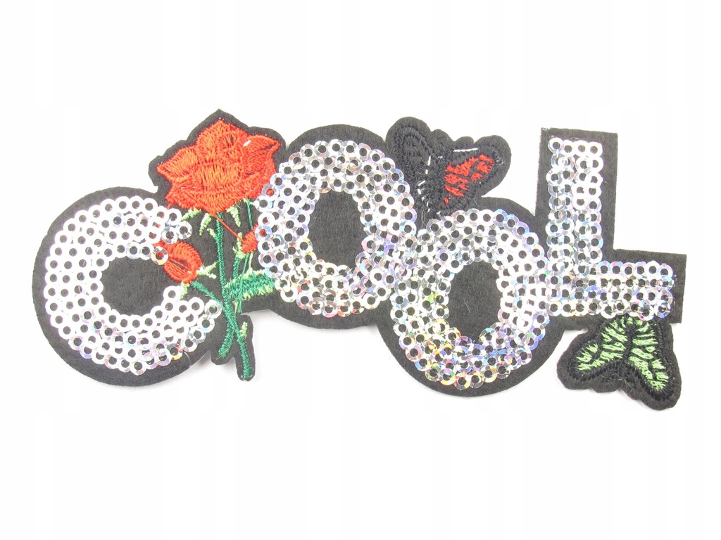 NASZYWKA TERMO CEKINOWY NAPIS COOL 11x5cm - 10076567386 - oficjalne ...