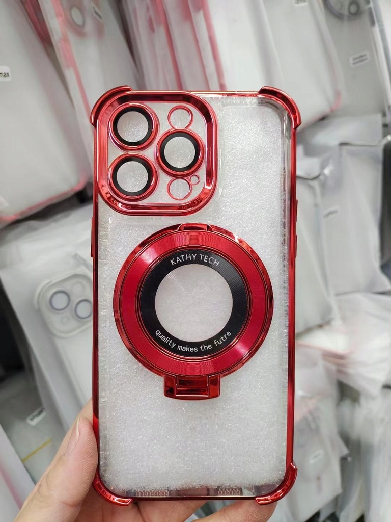 Mobile Phone Protective Case Magnetic Charging Bracket Anti-fall Phone ...