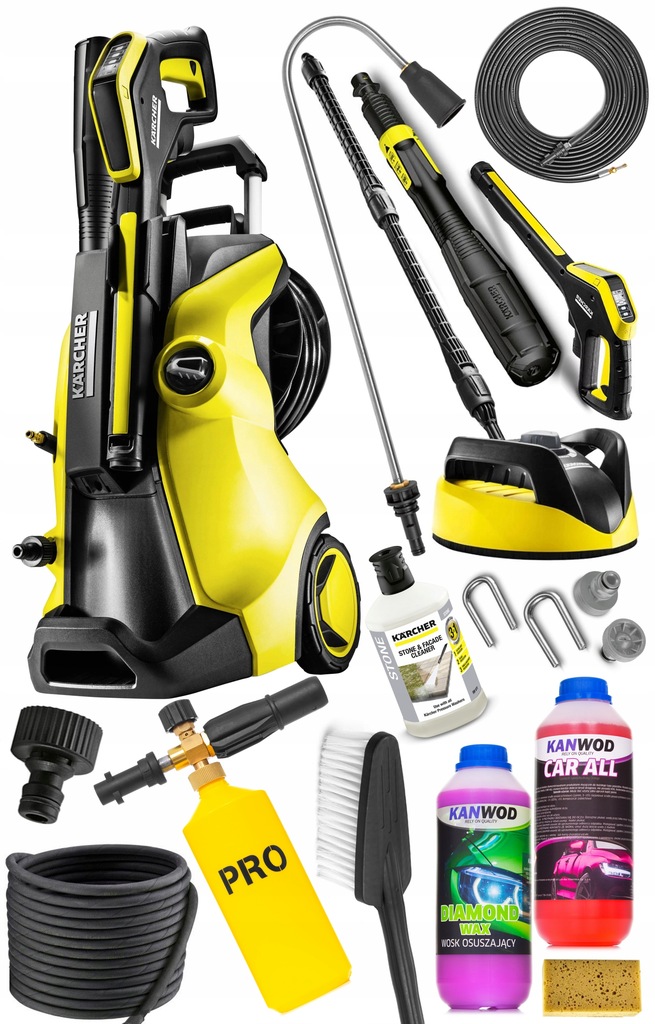 MOCNA MYJKA CIŚNIENIOWA KARCHER K5 PIANOWNICA PŁYN - 7825817568 - oficjalne archiwum Allegro