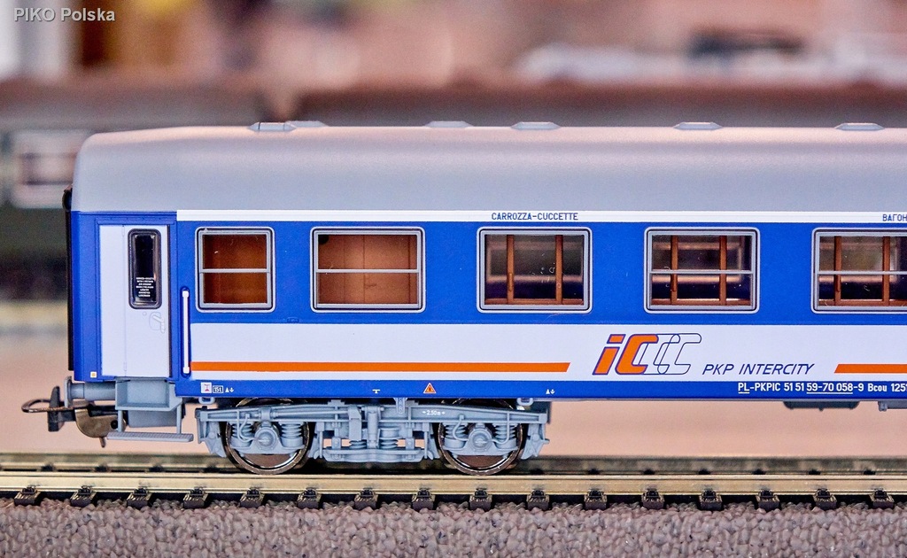 WAGON OSOB. KUSZETKA PKP INTERCITY 110A PIKO 97606 - 8638653062 - oficjalne archiwum Allegro