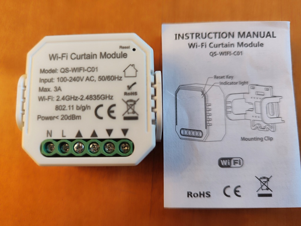 QS-WIFI-C01 sterownik rolet wifi TUYA - 12634142631 - oficjalne ...