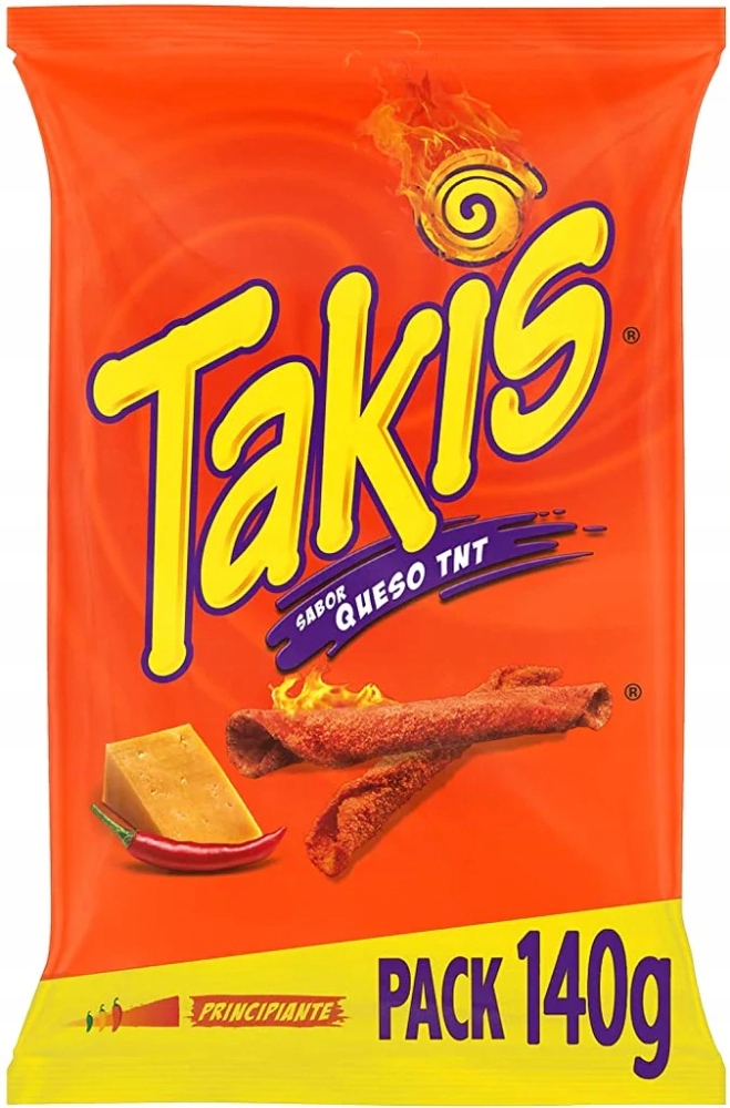 TAKIS QUESO TNT CHEESE TORTILLA 140g HISZPANIA - 13355113156 ...