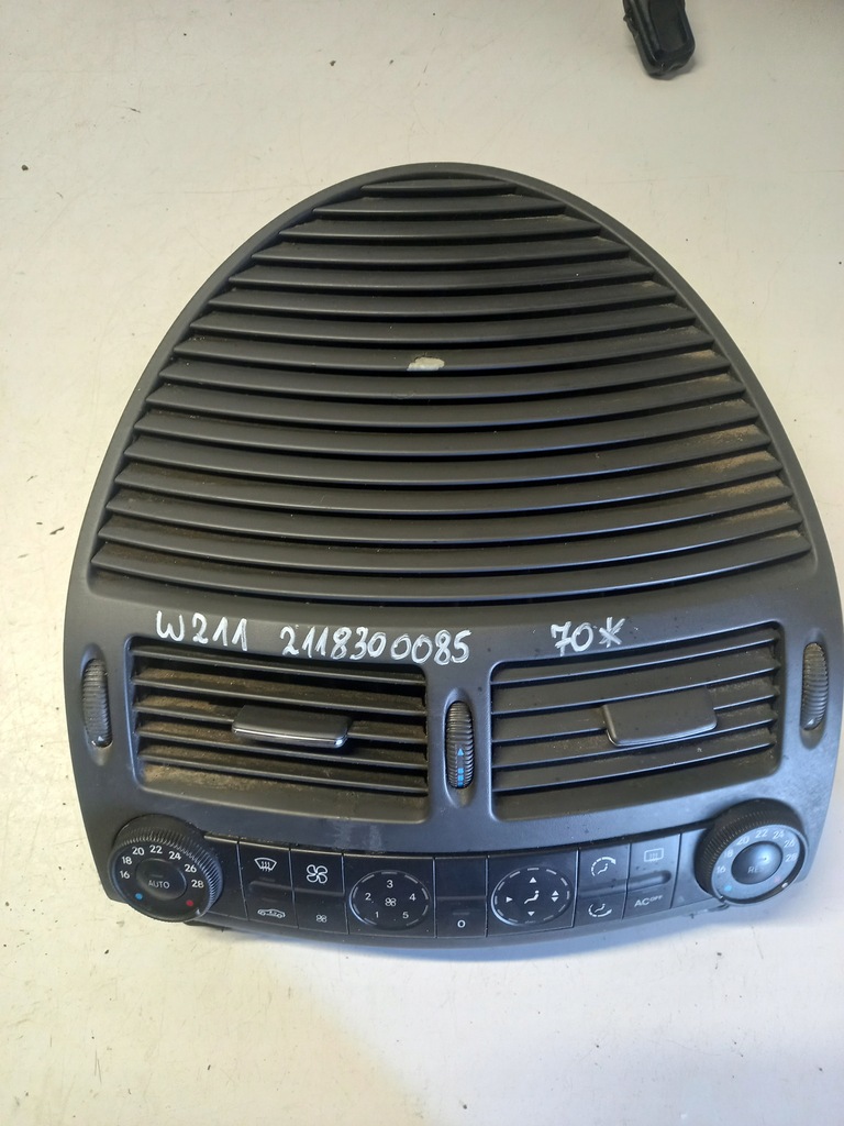 PANEL KLIMATYZACJI MEERCEDES-BENZ W211 2118300085 - 12108286954 ...