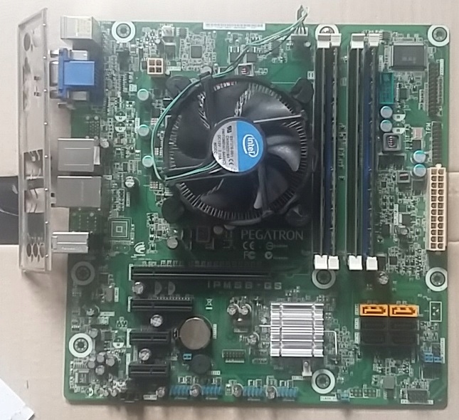 Pegatron IPMSB-GS+i5-2300 Quad Core+8GB RAM+cooler - 8781230504 - oficjalne archiwum Allegro