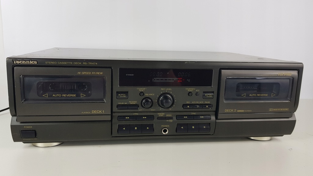 Technics RS TR 474 Cassette Deck magnetofon - 8124278292 - oficjalne archiwum Allegro
