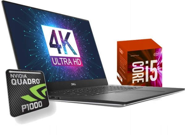 DELL PRECISION 5530 i5-8400H 4K! 8GB 256SSD NVIDIA W10/W11+OFFICE ...