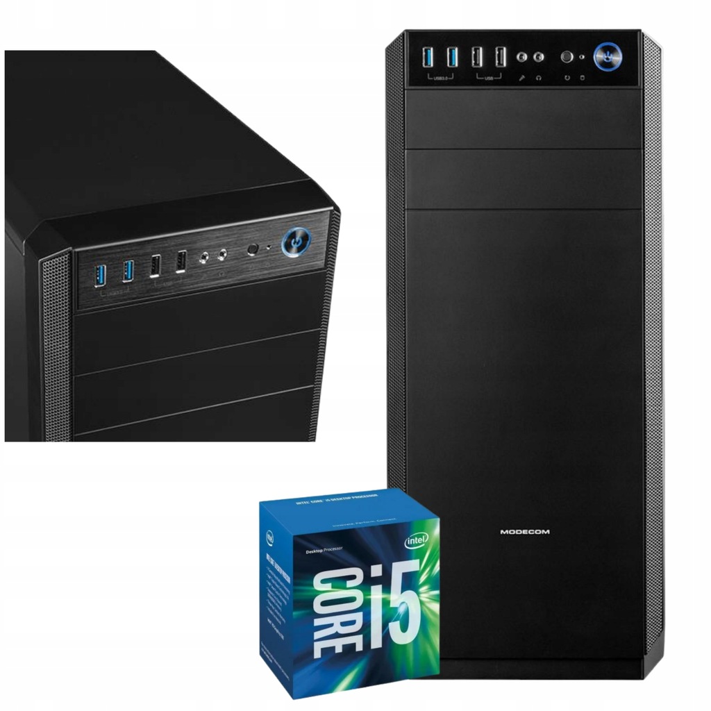 KOMPUTER STACJONARNY INTEL CORE I5 8GB 256SSD W10 - 13491964501 ...