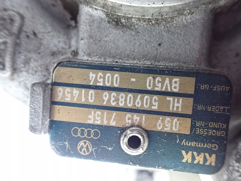 TURBINA 059145715F AUDI A6 C6 3.0TDI BMK 224KM 06R - 11945055154 ...