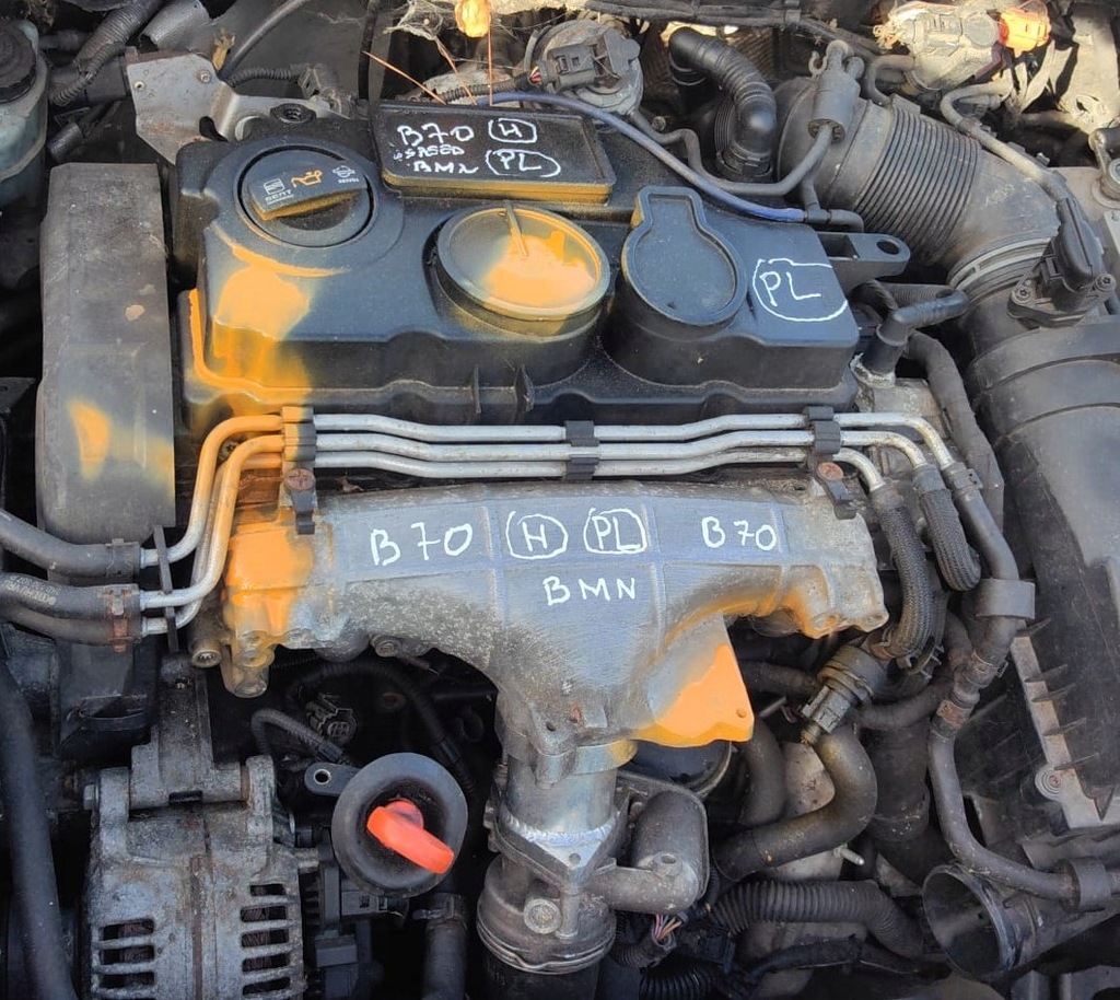 Golf Eos A3 Leon silnik 2.0 BMN 170 KM kompletny - 13015497890 ...