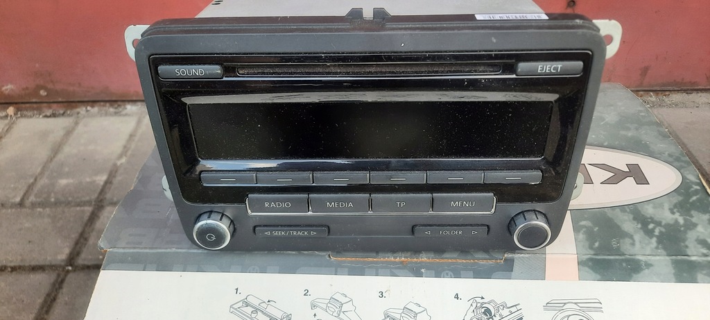 VW radio fabryczne 5M0 035 186 J - 13982572847 - oficjalne archiwum Allegro